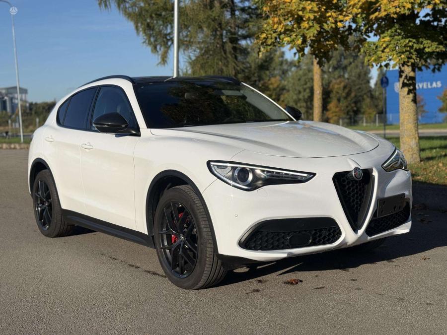 Белый Альфа Ромео Стелвио 2019 в Паневежис, объемом двигателя 2.14 л и пробегом 63 тыс. км за 18900 €, фото 9 на AUTOMOTO.COM.LV