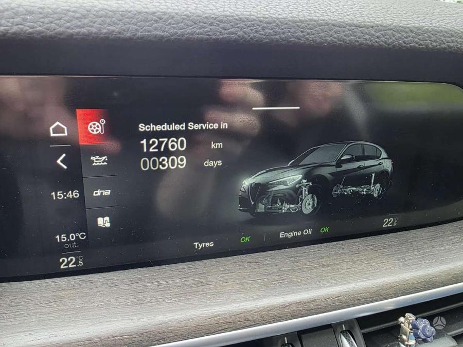 Balts Alfa Romeo Stelvio 2020 Viļņa, ar dzinēja tilpumu 2.00 L un nobraukumu 84 tūkst. km par 26000 €, foto 12 vietnē AUTOMOTO.COM.LV