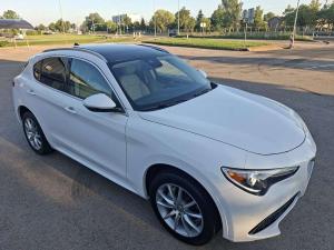 Balts Alfa Romeo Stelvio 2020 Radviliškis, ar dzinēja tilpumu 2.00 L un nobraukumu 85 tūkst. km par 19200 €, foto  vietnē AUTOMOTO.COM.LV