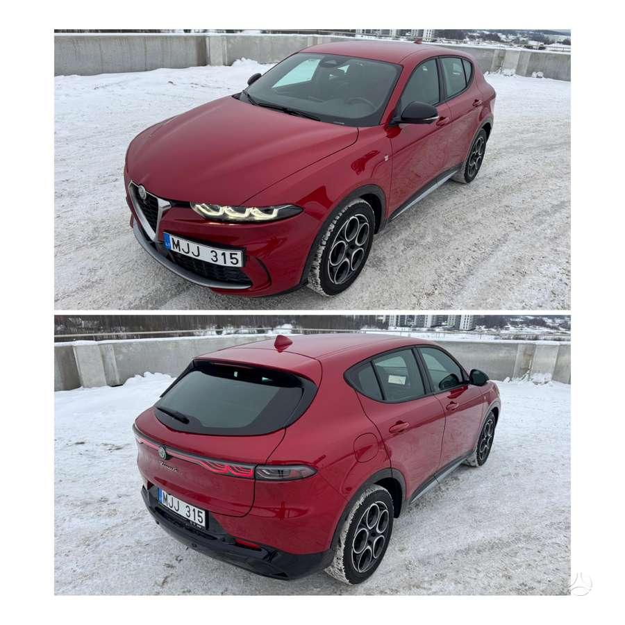 Red Alfa Romeo Tonale 2022 in Vilnius, with an engine capacity of 1.47 L and mileage of 65 thousand km for 24900 €, photo 14 on AUTOMOTO.COM.LV