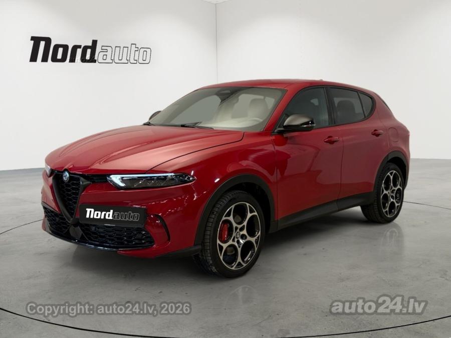 Red Alfa Romeo Tonale 2023 in Tallinn, with an engine capacity of 1.30 L and mileage of 7 thousand km for 27900 €, photo 1 on AUTOMOTO.COM.LV