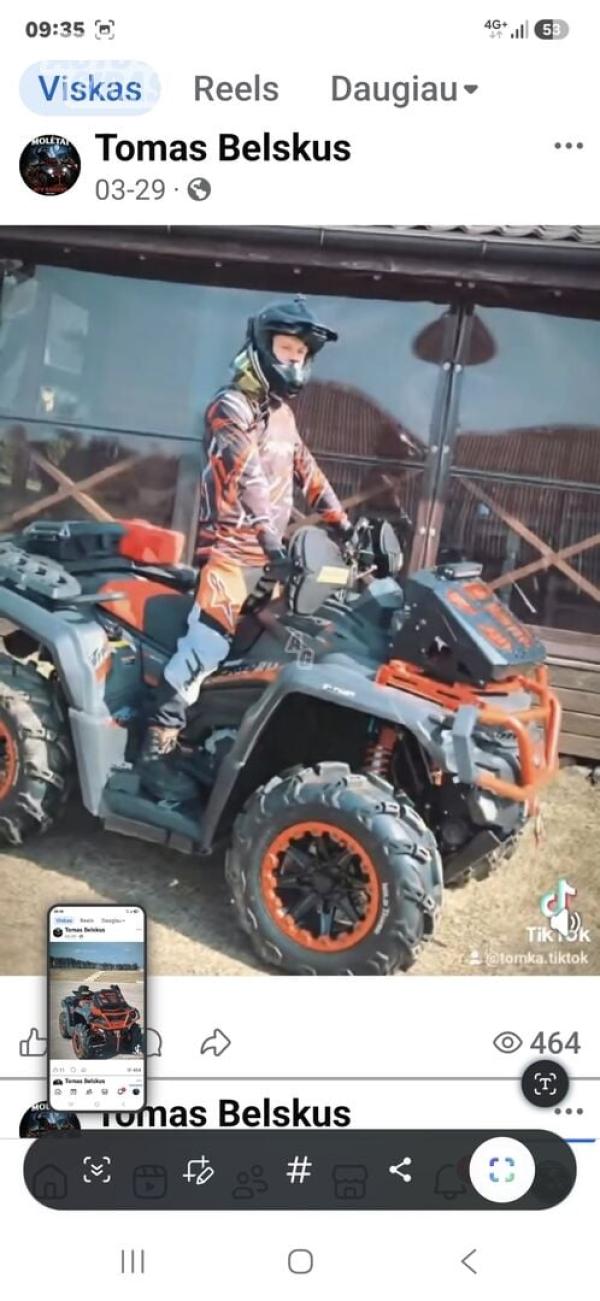 Aodes PATHCROSS 1000S 2025 in Moletai, with an engine capacity of 0.00 L and mileage of 0 thousand km for 9500 €, photo 3 on AUTOMOTO.COM.LV