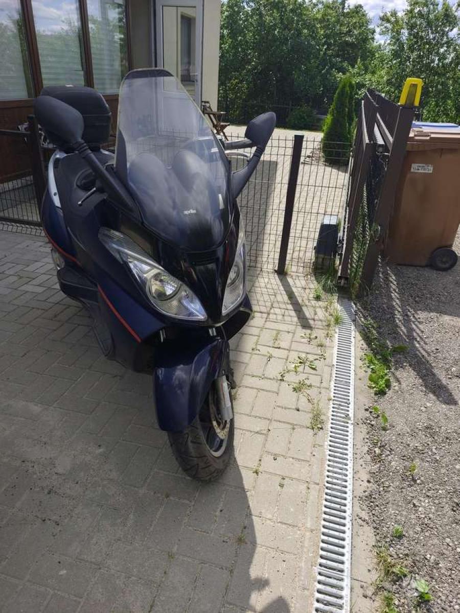 Blue Aprilia Atlantic 2007 in Vilnius, with an engine capacity of 0.13 L and mileage of 42 thousand km for 950 €, photo 3 on AUTOMOTO.COM.LV