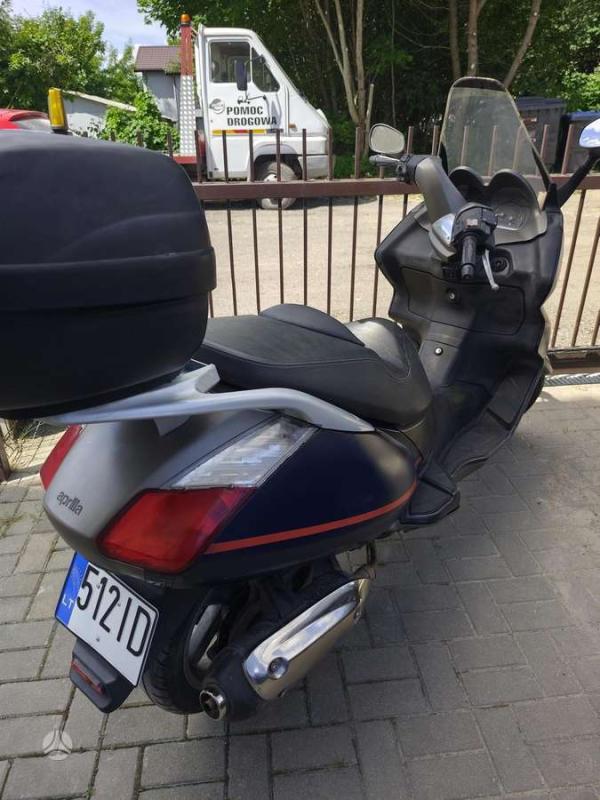 Blue Aprilia Atlantic 2007 in Vilnius, with an engine capacity of 0.13 L and mileage of 42 thousand km for 950 €, photo 3 on AUTOMOTO.COM.LV