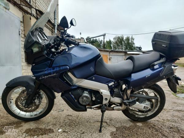 Blue Aprilia Caponord 2002 in Visaginas, with an engine capacity of 0.00 L and mileage of 28 thousand km for 2700 €, photo 4 on AUTOMOTO.COM.LV