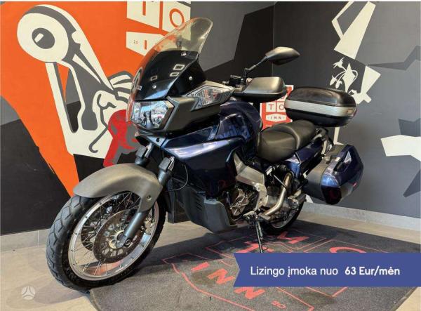 Zils Aprilia Caponord 2002 Viļņa, ar dzinēja tilpumu 1.00 L un nobraukumu 56 tūkst. km par 2999 €, foto 1 vietnē AUTOMOTO.COM.LV