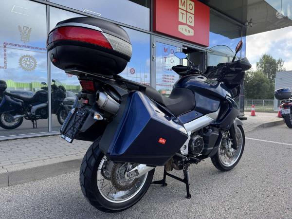 Zils Aprilia Caponord 2002 Viļņa, ar dzinēja tilpumu 1.00 L un nobraukumu 56 tūkst. km par 2999 €, foto 7 vietnē AUTOMOTO.COM.LV