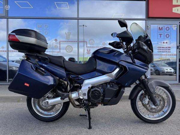 Zils Aprilia Caponord 2002 Viļņa, ar dzinēja tilpumu 1.00 L un nobraukumu 56 tūkst. km par 2999 €, foto 8 vietnē AUTOMOTO.COM.LV