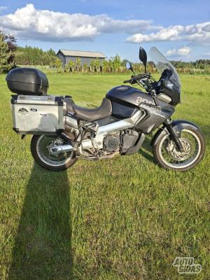 Grey Aprilia Caponord 2004 in Panevezys, with an engine capacity of 1.00 L and mileage of 62 thousand km for 2500 €, photo 3 on AUTOMOTO.COM.LV