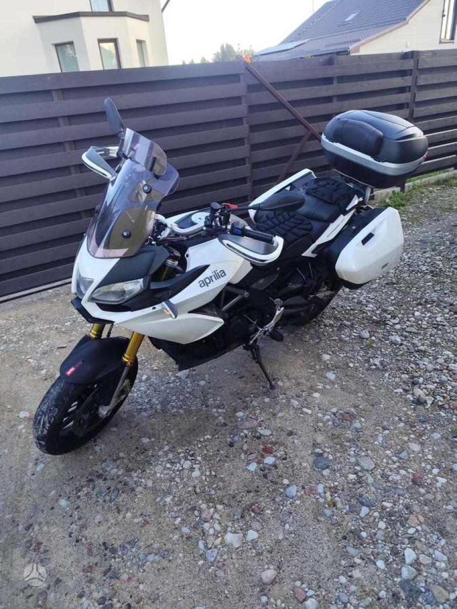 Balts Aprilia Caponord 2014 Klaipėda, ar dzinēja tilpumu 1.20 L un nobraukumu 52 tūkst. km par 5200 €, foto 1 vietnē AUTOMOTO.COM.LV