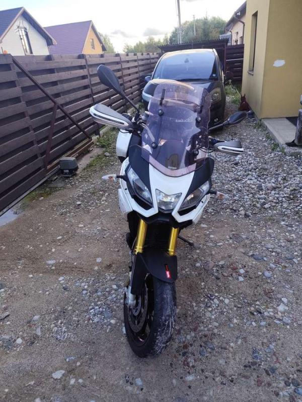 Balts Aprilia Caponord 2014 Klaipėda, ar dzinēja tilpumu 1.20 L un nobraukumu 52 tūkst. km par 5200 €, foto 3 vietnē AUTOMOTO.COM.LV
