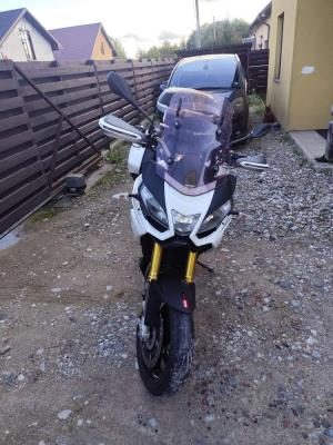 Balts Aprilia Caponord 2014 Klaipėda, ar dzinēja tilpumu 1.20 L un nobraukumu 52 tūkst. km par 5200 €, foto 3 vietnē AUTOMOTO.COM.LV