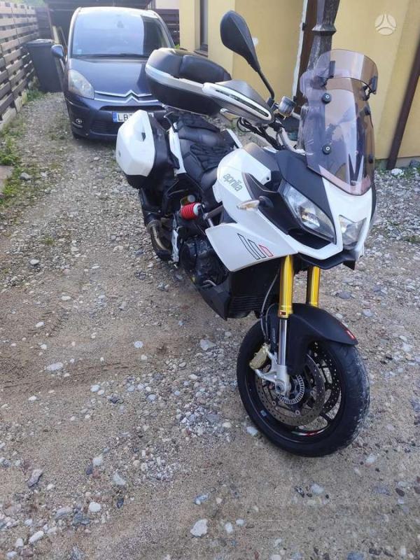 Balts Aprilia Caponord 2014 Klaipėda, ar dzinēja tilpumu 1.20 L un nobraukumu 52 tūkst. km par 5200 €, foto 4 vietnē AUTOMOTO.COM.LV