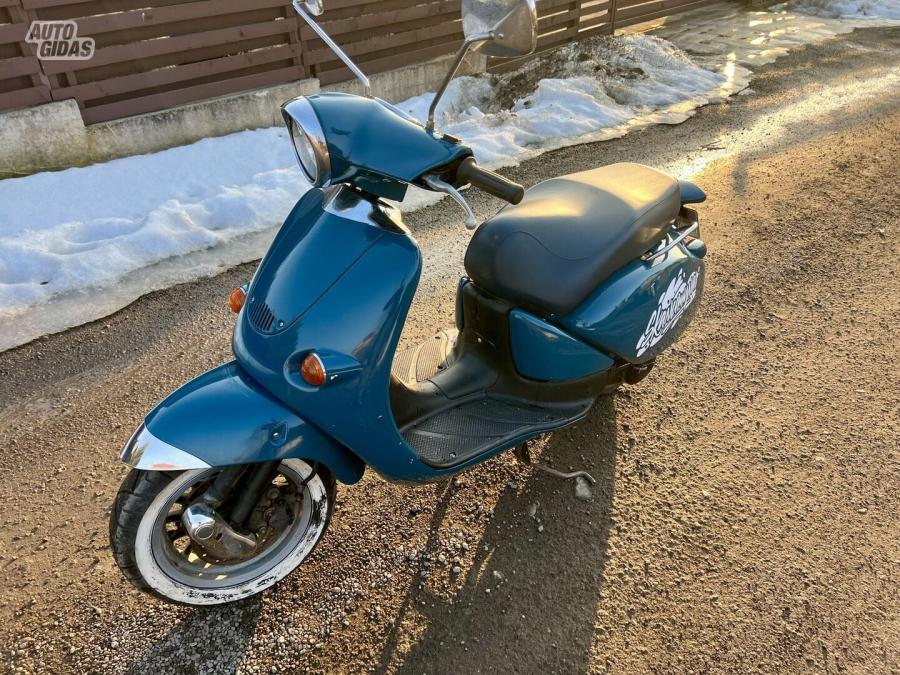 Blue Aprilia Habana 2000 in Vilnius, with an engine capacity of 0.05 L and mileage of 0 thousand km for 399 €, photo 1 on AUTOMOTO.COM.LV