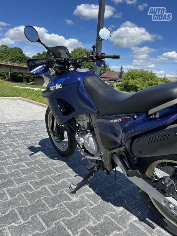 Blue Aprilia Pegaso 1996 in Jurbarkas, with an engine capacity of 0.65 L and mileage of 23 thousand km for 1700 €, photo 4 on AUTOMOTO.COM.LV