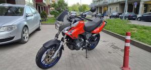 Red Aprilia Pegaso 2008 in Vilnius, with an engine capacity of 0.66 L and mileage of 25 thousand km for 2100 €, photo 6 on AUTOMOTO.COM.LV