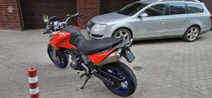 Red Aprilia Pegaso 2008 in Vilnius, with an engine capacity of 0.66 L and mileage of 25 thousand km for 2100 €, photo 7 on AUTOMOTO.COM.LV