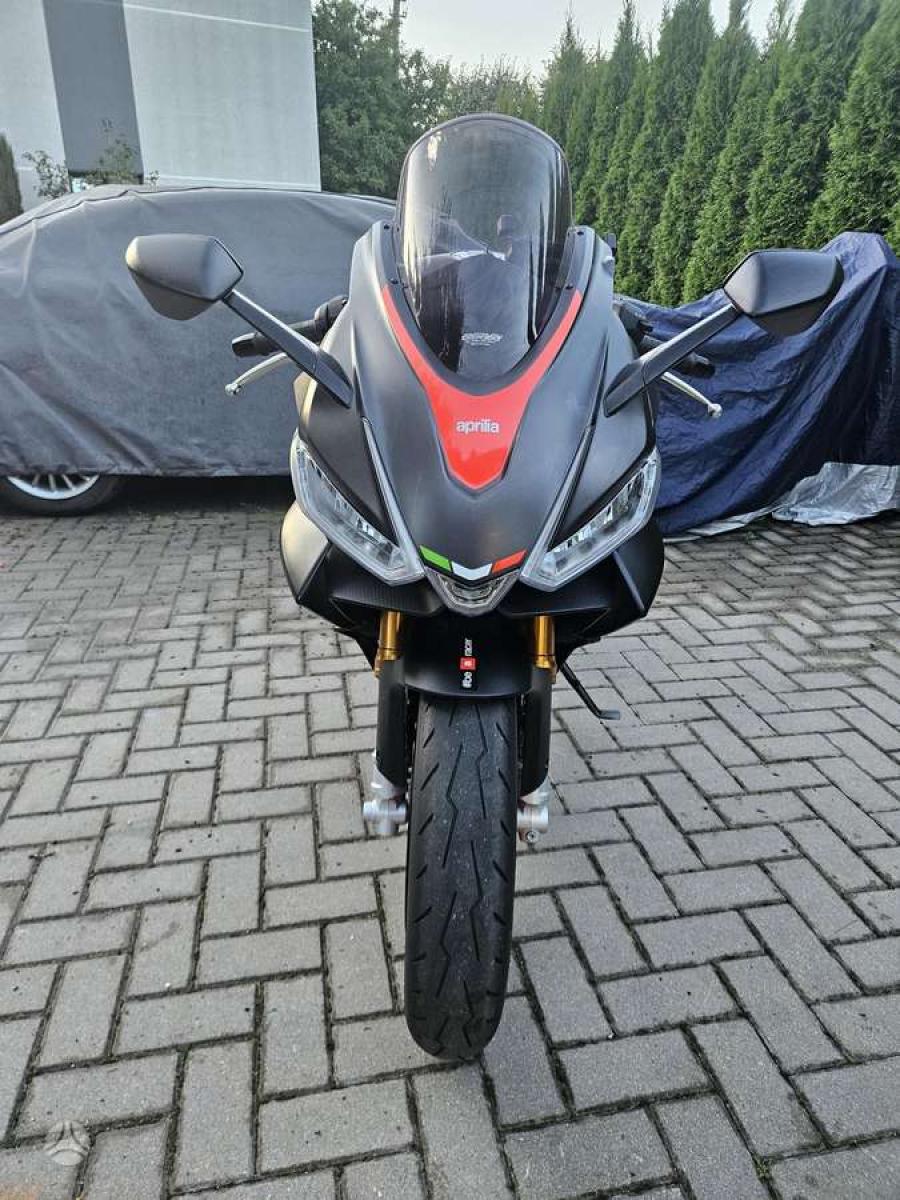 Melns Aprilia RS 2023 Kauņa, ar dzinēja tilpumu 0.66 L un nobraukumu 12 tūkst. km par 6900 €, foto 4 vietnē AUTOMOTO.COM.LV