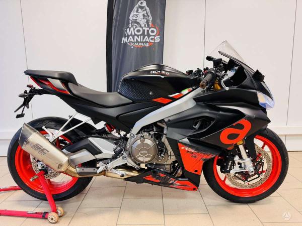 Aprilia RS 2023 in Kaunas, with an engine capacity of 0.66 L and mileage of 4 thousand km for 5550 €, photo 1 on AUTOMOTO.COM.LV