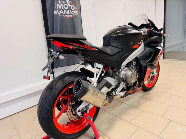 Aprilia RS 2023 in Kaunas, with an engine capacity of 0.66 L and mileage of 4 thousand km for 5550 €, photo 2 on AUTOMOTO.COM.LV