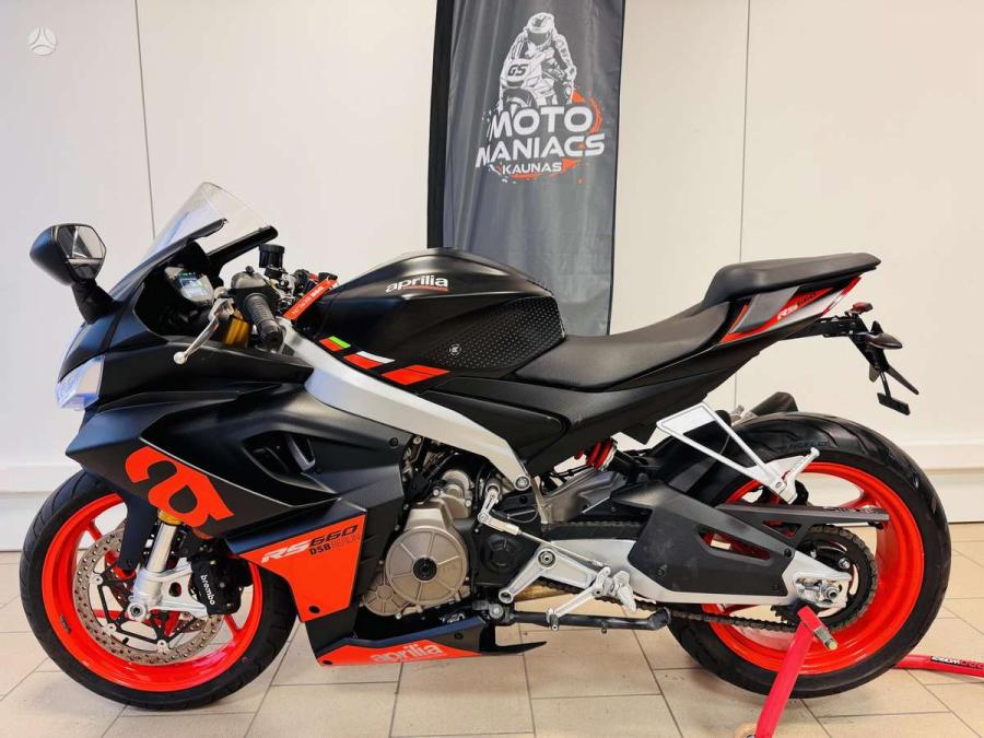 Aprilia RS 2023 Kauņa, ar dzinēja tilpumu 0.66 L un nobraukumu 4 tūkst. km par 5550 €, foto 4 vietnē AUTOMOTO.COM.LV