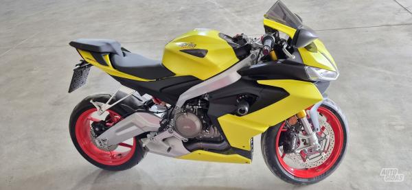 Yellow Aprilia RS 2025 in Vilnius, with an engine capacity of 0.66 L and mileage of 4 thousand km for 8500 €, photo 2 on AUTOMOTO.COM.LV