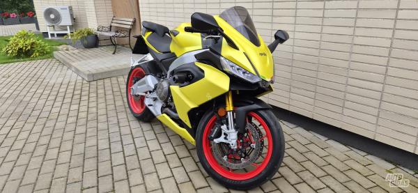 Dzeltens Aprilia RS 2025 Viļņa, ar dzinēja tilpumu 0.66 L un nobraukumu 4 tūkst. km par 8000 €, foto 1 vietnē AUTOMOTO.COM.LV