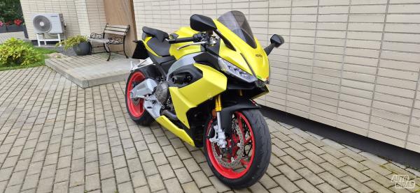 Dzeltens Aprilia RS 2025 Viļņa, ar dzinēja tilpumu 0.66 L un nobraukumu 4 tūkst. km par 8000 €, foto 2 vietnē AUTOMOTO.COM.LV