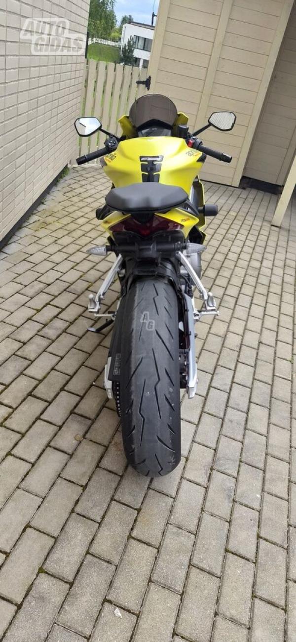 Dzeltens Aprilia RS 2025 Viļņa, ar dzinēja tilpumu 0.66 L un nobraukumu 4 tūkst. km par 8000 €, foto 5 vietnē AUTOMOTO.COM.LV
