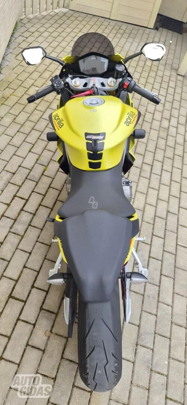 Dzeltens Aprilia RS 2025 Viļņa, ar dzinēja tilpumu 0.66 L un nobraukumu 4 tūkst. km par 8000 €, foto 6 vietnē AUTOMOTO.COM.LV