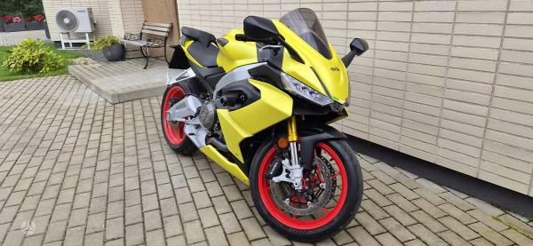 Dzeltens Aprilia RS 2025 Viļņa, ar dzinēja tilpumu 0.66 L un nobraukumu 4 tūkst. km par 8000 €, foto 1 vietnē AUTOMOTO.COM.LV