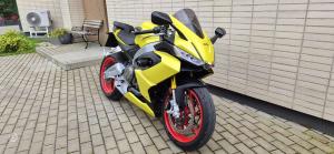 Dzeltens Aprilia RS 2025 Viļņa, ar dzinēja tilpumu 0.66 L un nobraukumu 4 tūkst. km par 8000 €, foto 3 vietnē AUTOMOTO.COM.LV