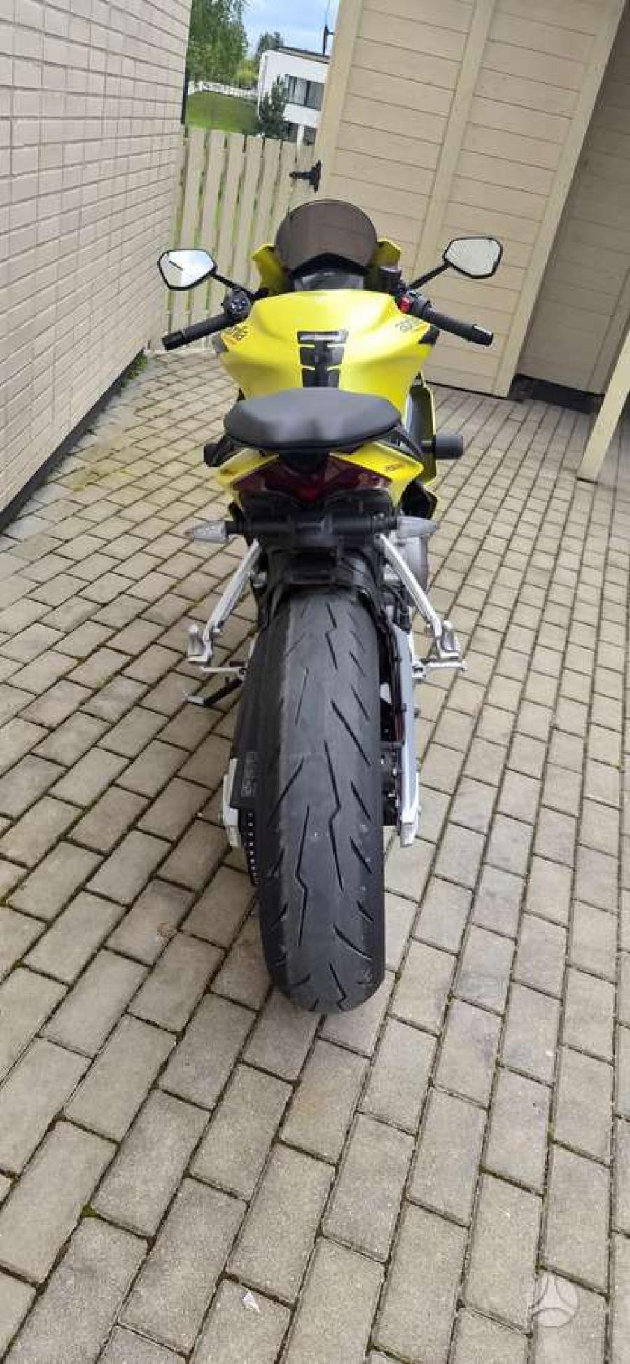 Dzeltens Aprilia RS 2025 Viļņa, ar dzinēja tilpumu 0.66 L un nobraukumu 4 tūkst. km par 8000 €, foto 6 vietnē AUTOMOTO.COM.LV