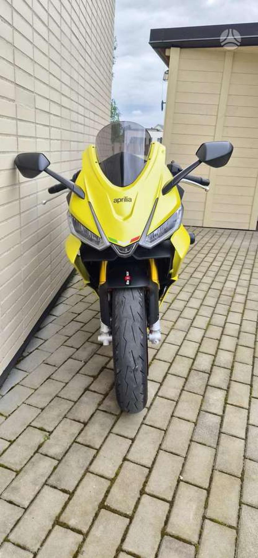 Dzeltens Aprilia RS 2025 Viļņa, ar dzinēja tilpumu 0.66 L un nobraukumu 4 tūkst. km par 8000 €, foto 15 vietnē AUTOMOTO.COM.LV