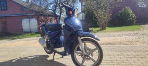 Blue Aprilia Scarabeo 2007 in Utena, with an engine capacity of 0.05 L and mileage of 11 thousand km for 500 €, photo 4 on AUTOMOTO.COM.LV