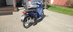 Blue Aprilia Scarabeo 2007 in Utena, with an engine capacity of 0.05 L and mileage of 11 thousand km for 500 €, photo 7 on AUTOMOTO.COM.LV