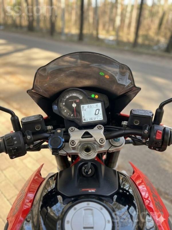 Aprilia Shiver 750 2011 in Jurmala, with an engine capacity of 0.75 L and mileage of 0 thousand km for 3550 €, photo 6 on AUTOMOTO.COM.LV