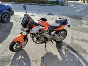 Orange Aprilia Shiver 750 2008 in Rakvere, with an engine capacity of 0.75 L and mileage of 35 thousand km for 3300 €, photo 2 on AUTOMOTO.COM.LV