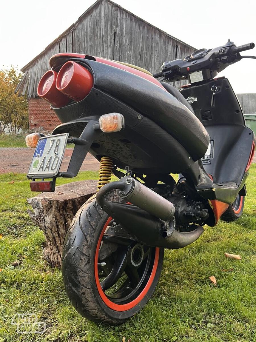 Black Aprilia SR 2007 in Silute, with an engine capacity of 0.05 L and mileage of 0 thousand km for 399 €, photo 8 on AUTOMOTO.COM.LV
