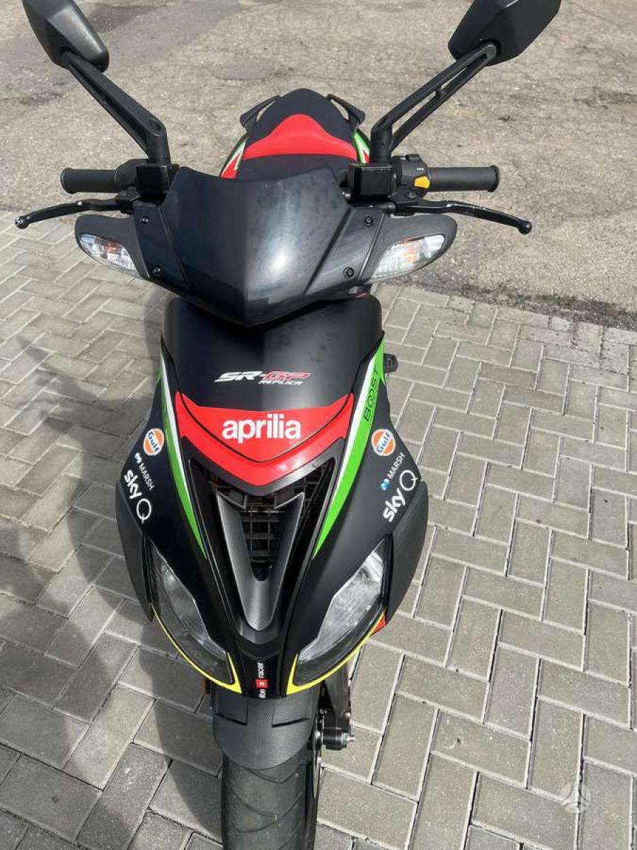 Melns Aprilia SR 2021 Kauņa, ar dzinēja tilpumu 0.00 L un nobraukumu 10 tūkst. km par 2250 €, foto 11 vietnē AUTOMOTO.COM.LV