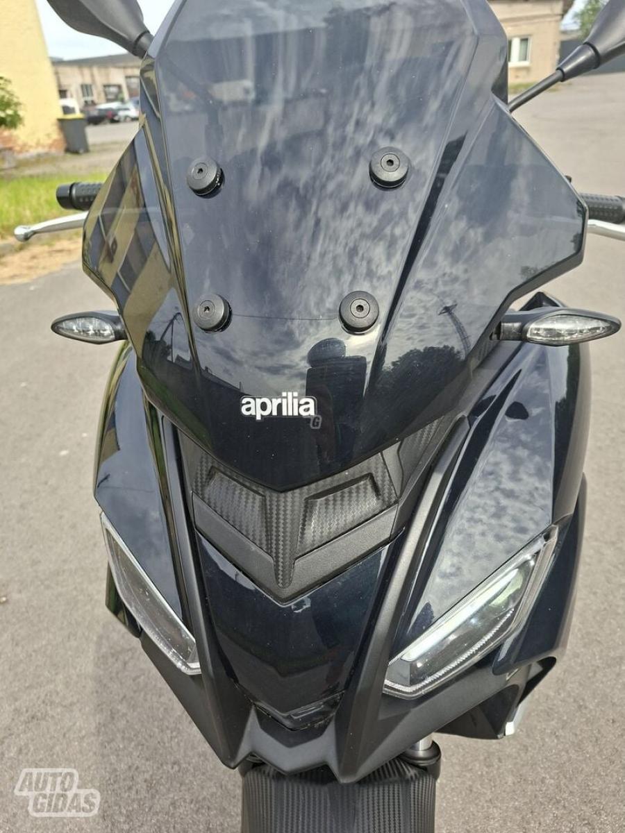 Black Aprilia SR 2022 in Klaipeda, with an engine capacity of 0.13 L and mileage of 8 thousand km for 4250 €, photo 16 on AUTOMOTO.COM.LV