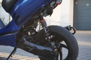 Blue Aprilia SR 1996 in Vilnius, with an engine capacity of 50.00 L and mileage of 11 thousand km for 1444 €, photo 14 on AUTOMOTO.COM.LV