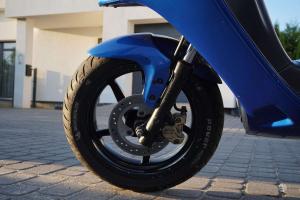 Blue Aprilia SR 1996 in Vilnius, with an engine capacity of 50.00 L and mileage of 11 thousand km for 1444 €, photo 23 on AUTOMOTO.COM.LV