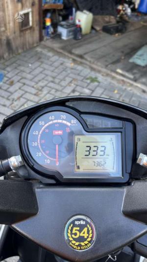 Grey Aprilia SR 2018 in Panevezys, with an engine capacity of 49.00 L and mileage of 7 thousand km for 1920 €, photo 7 on AUTOMOTO.COM.LV