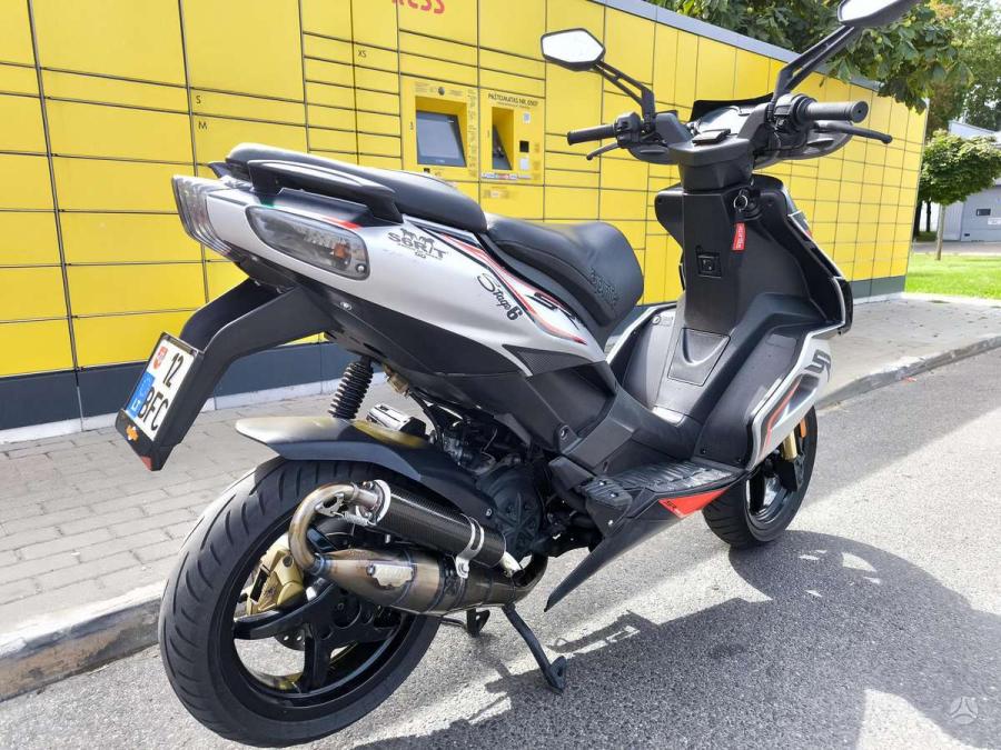 Aprilia SR 2016 in Panevezys, with an engine capacity of 50.00 L and mileage of 10 thousand km for 2150 €, photo 5 on AUTOMOTO.COM.LV