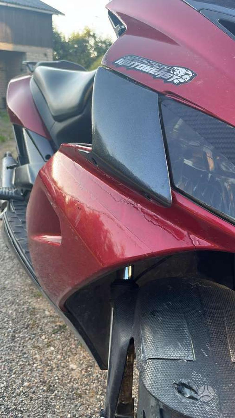 Sarkans Aprilia SR 2009 Šauļi, ar dzinēja tilpumu 70.00 L un nobraukumu 16 tūkst. km par 1400 €, foto 7 vietnē AUTOMOTO.COM.LV
