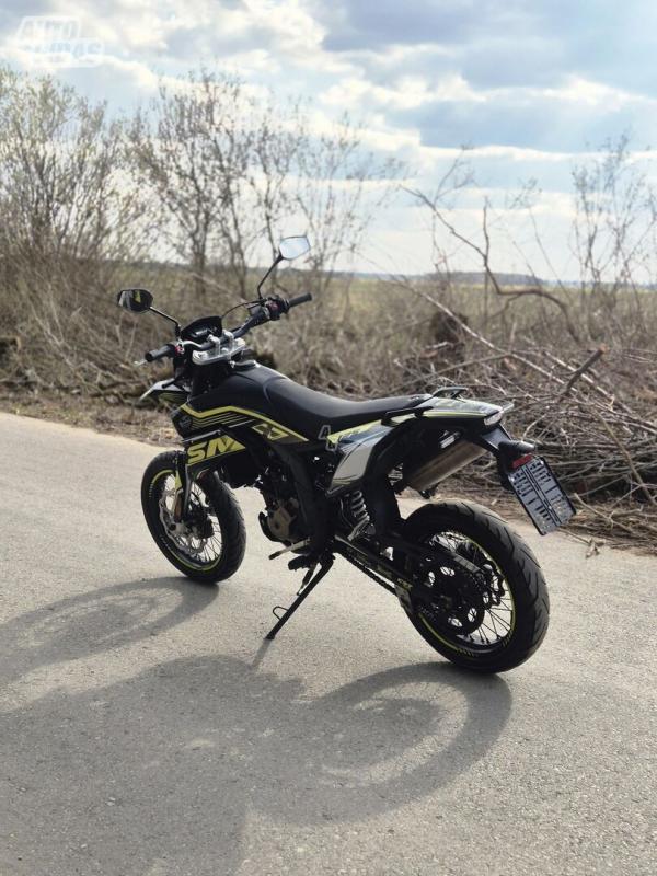 Melns Aprilia SX 2022 Prienai, ar dzinēja tilpumu 0.13 L un nobraukumu 13 tūkst. km par 1850 €, foto 7 vietnē AUTOMOTO.COM.LV