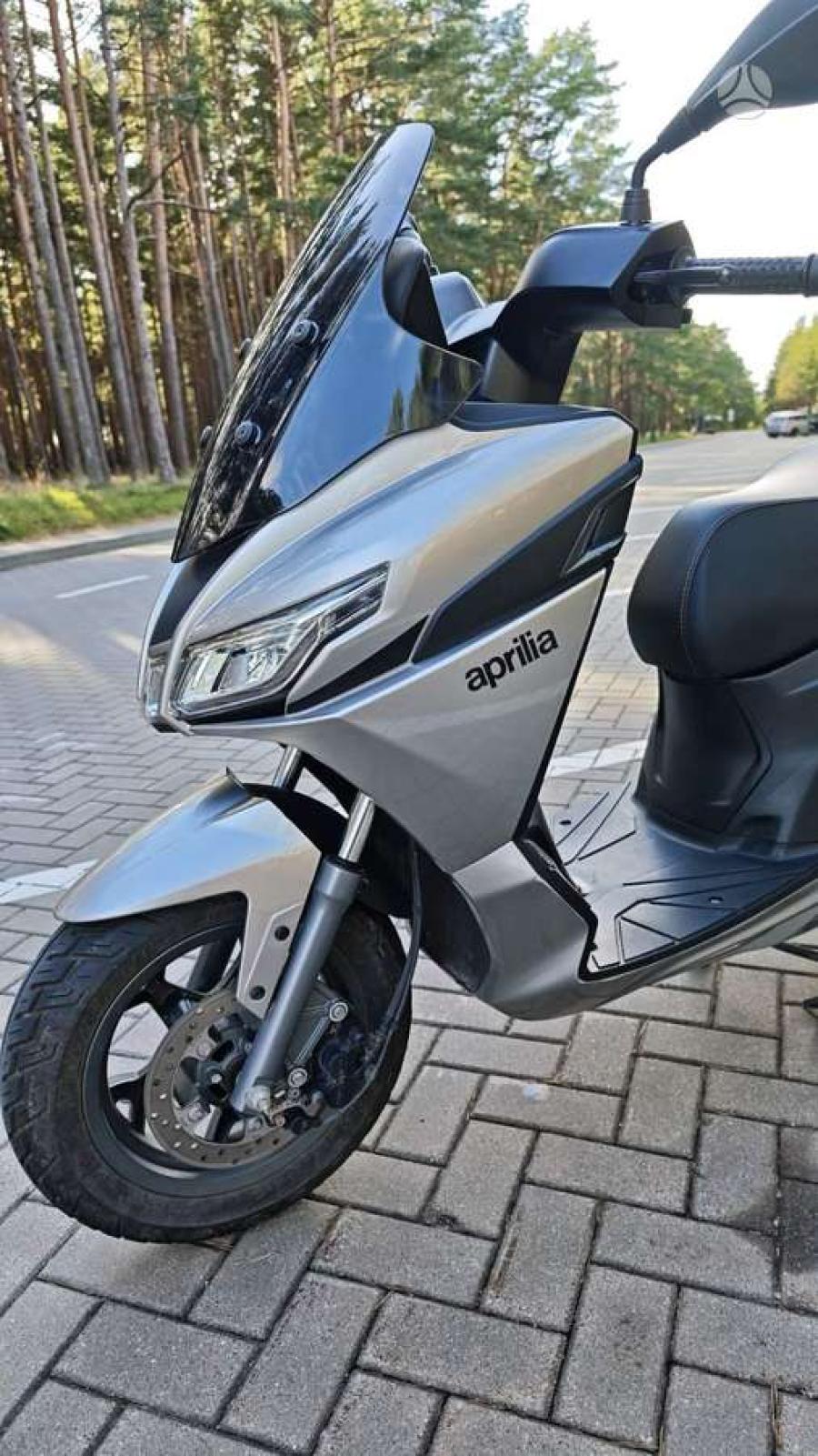 Pelēks Aprilia SXR 2024 Palanga, ar dzinēja tilpumu 50.00 L un nobraukumu 5 tūkst. km par 2000 €, foto 7 vietnē AUTOMOTO.COM.LV