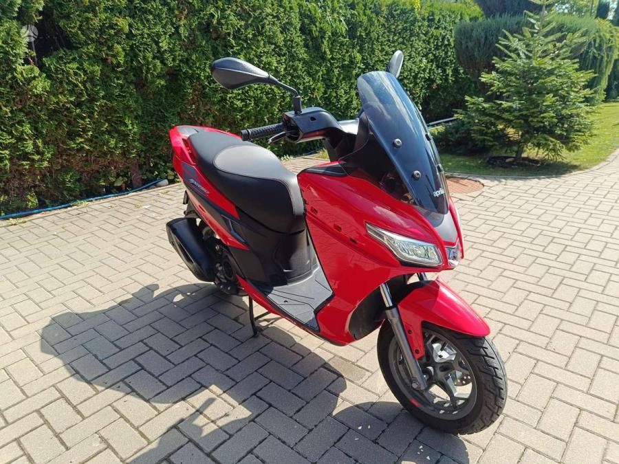 Red Aprilia SXR 2024 in Kaunas, with an engine capacity of 49.00 L and mileage of 2 thousand km for 1850 €, photo 21 on AUTOMOTO.COM.LV