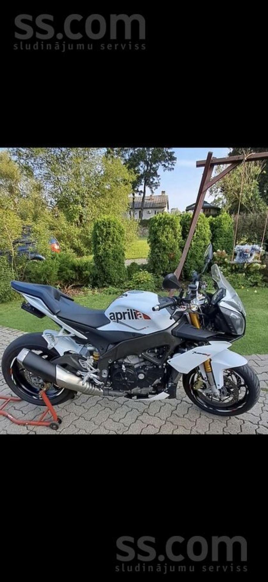 Aprilia Tuono 2012 in Riga, with an engine capacity of 0.13 L and mileage of 0 thousand km for 5999 €, photo 6 on AUTOMOTO.COM.LV